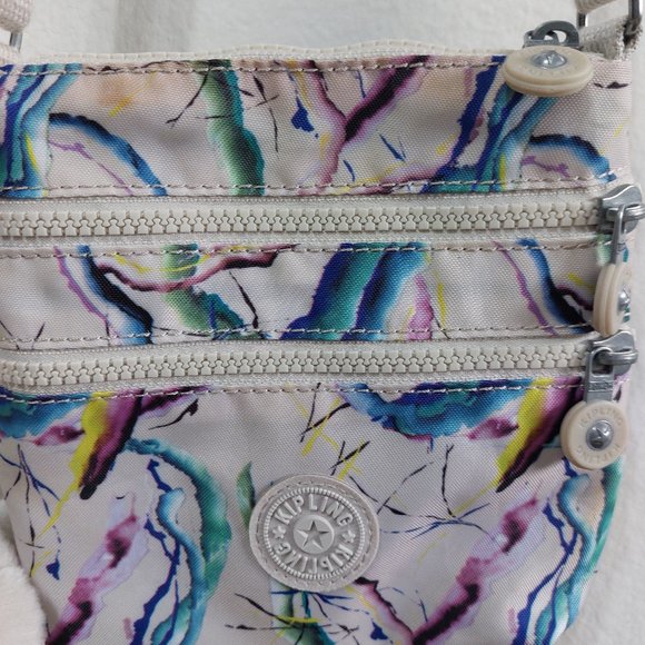 Kipling | Bags | Multi Colored Kipling Crossbody Purse Messenger ...